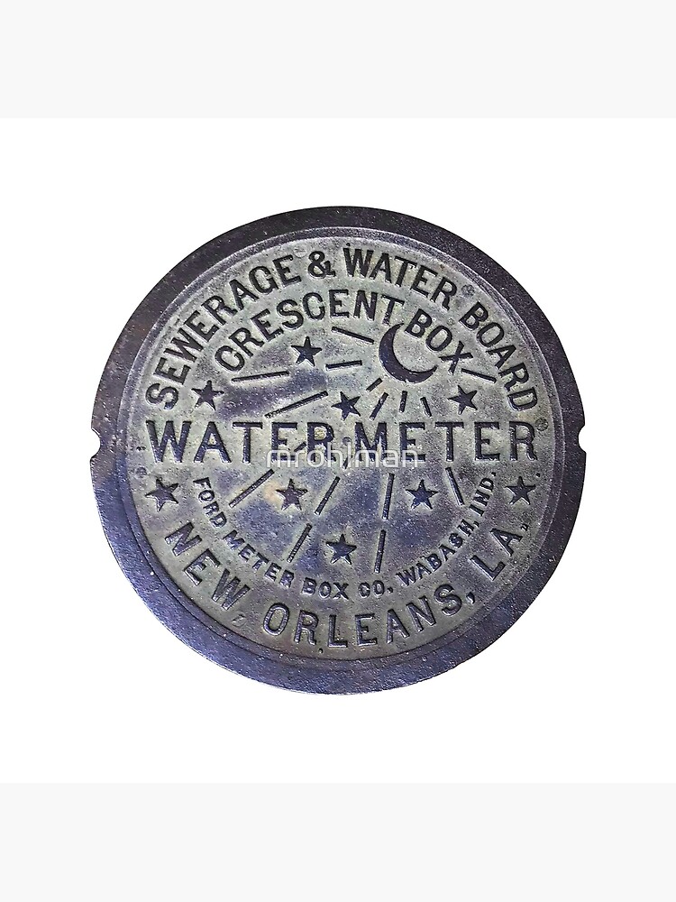 "New Orleans Water Meter" Poster by mrohlman | Redbubble