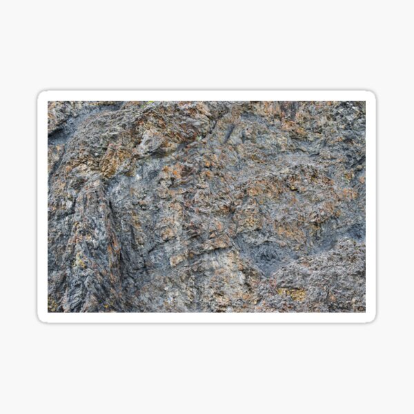 "Yellowstone Textures - Firehole Canyon Drive Rock Wall" Sticker for ...