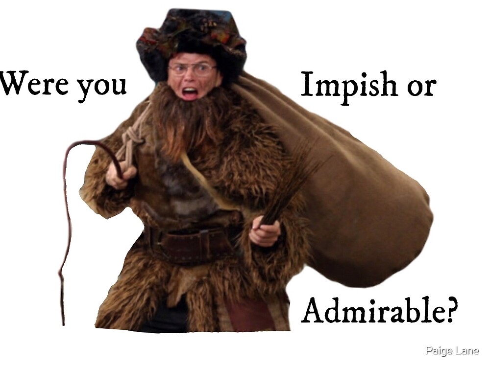 "Belsnickel Dwight- The Office" by Paige Lane | Redbubble