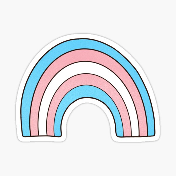 "Trans Pride Flag Rainbow" Sticker for Sale by caileyhannahart | Redbubble