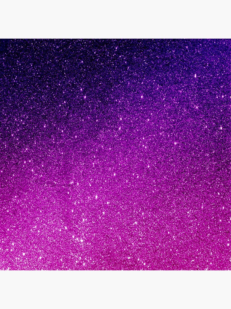 Beautiful Purple Pink Ombre Glitter Sparkles Poster For Sale By