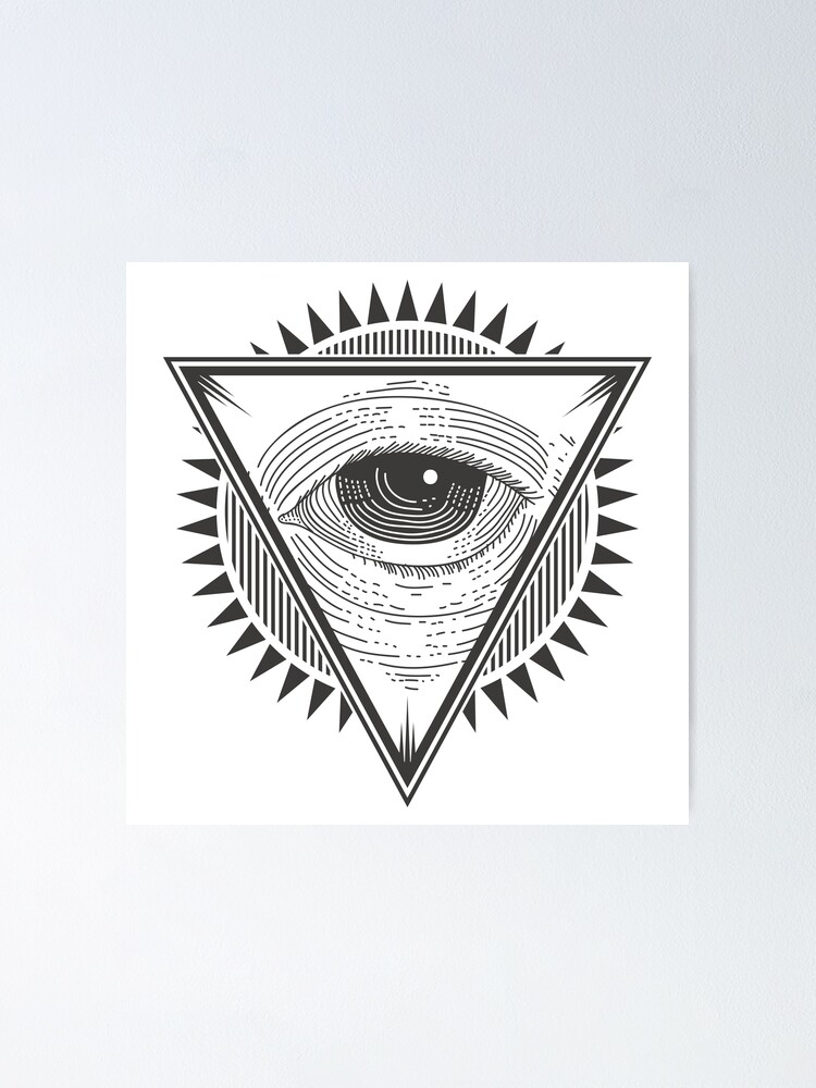 "Mighty Eye Sees Everything" Poster for Sale by TonyDulava | Redbubble