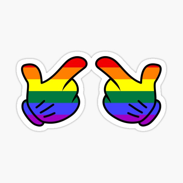 "Pointing Finger Hands Rainbow Pride By Bent Sentiments LGBT gay ...