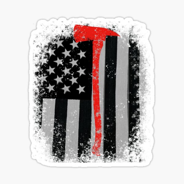 "Fire fighters axe" Sticker by beachcamper | Redbubble