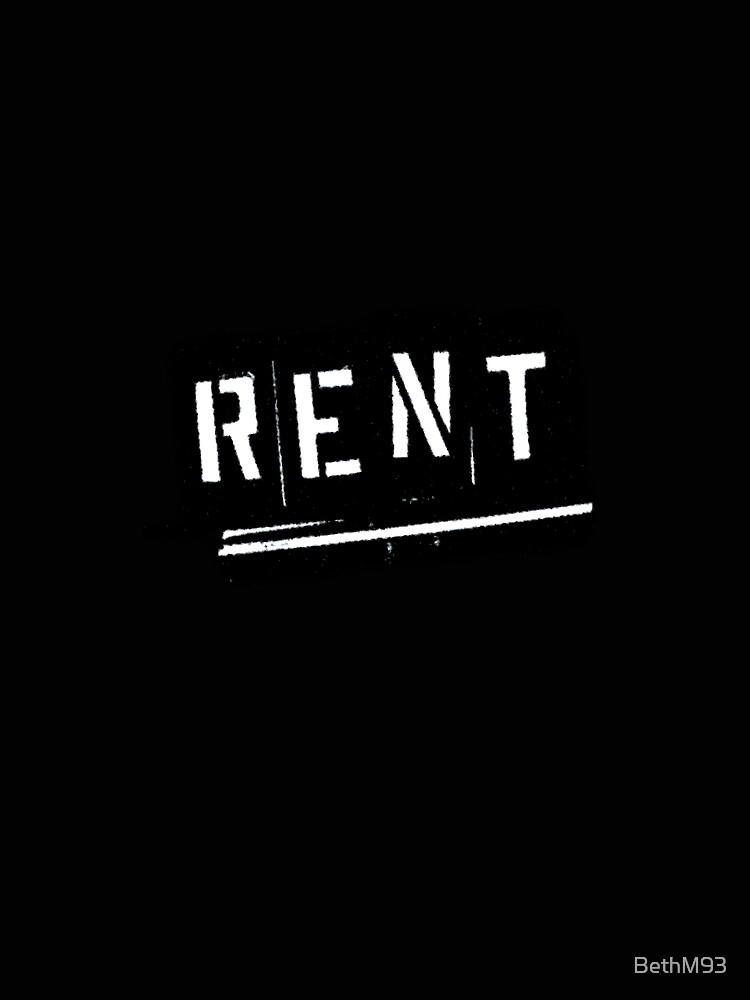 "Rent The Musical Logo" Graphic T-Shirt for Sale by BethM93 | Redbubble