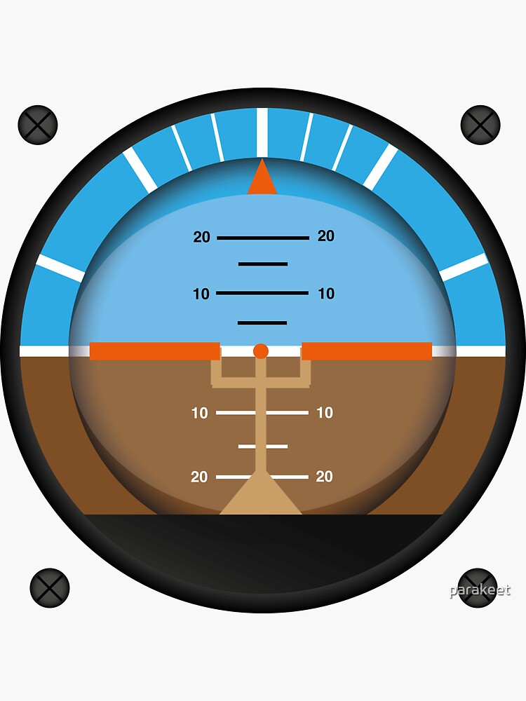 "Flight Instruments Collection #1" Sticker for Sale by parakeet | Redbubble