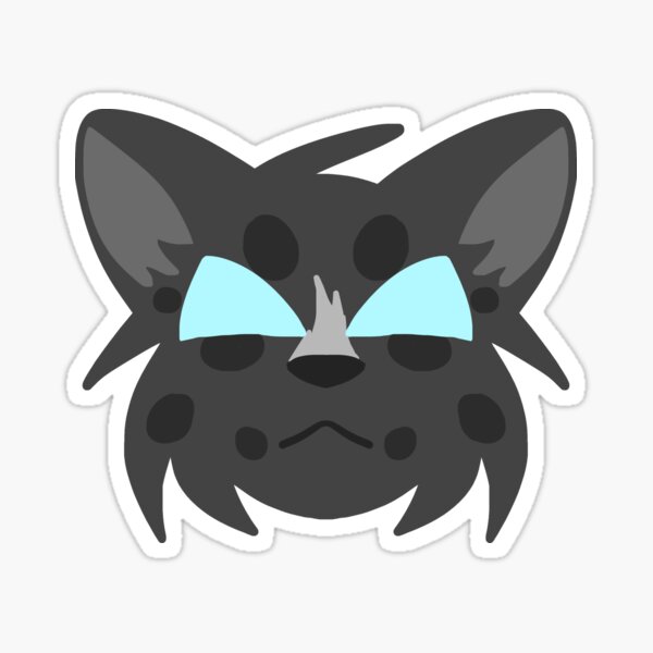 "Ashfur" Sticker for Sale by EmberDino | Redbubble