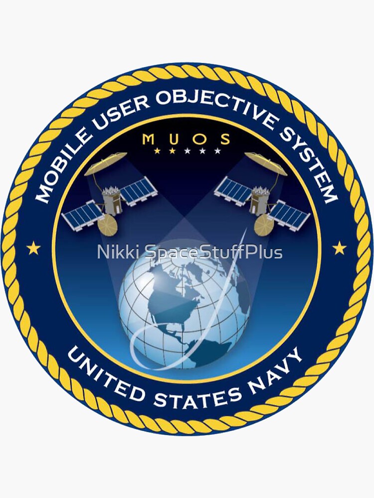 "MUOS-5 Program Logo" Sticker for Sale by Spacestuffplus | Redbubble