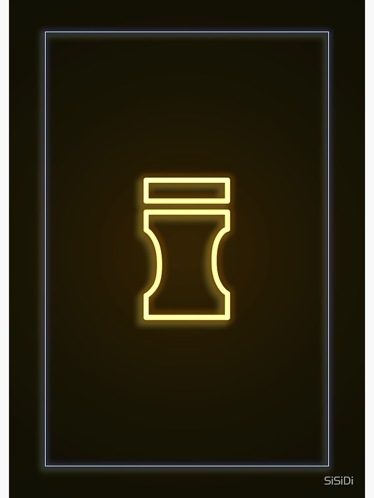 "Neon Sign Symbol (Hidden Sand Village)" Poster for Sale by SiSiDi ...