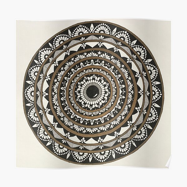 "Interdesign Mandala" Poster by Artysa | Redbubble