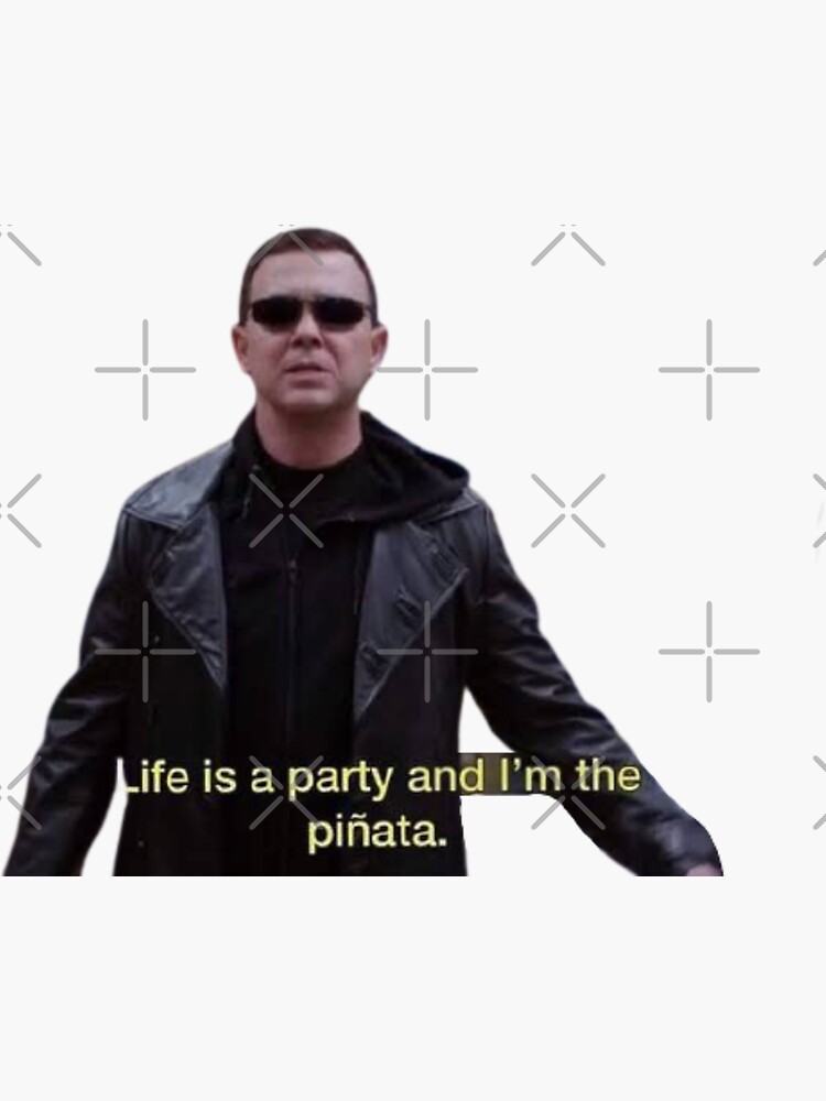 "Life is a party and I'm the piñata - Meme" Sticker for Sale by ...
