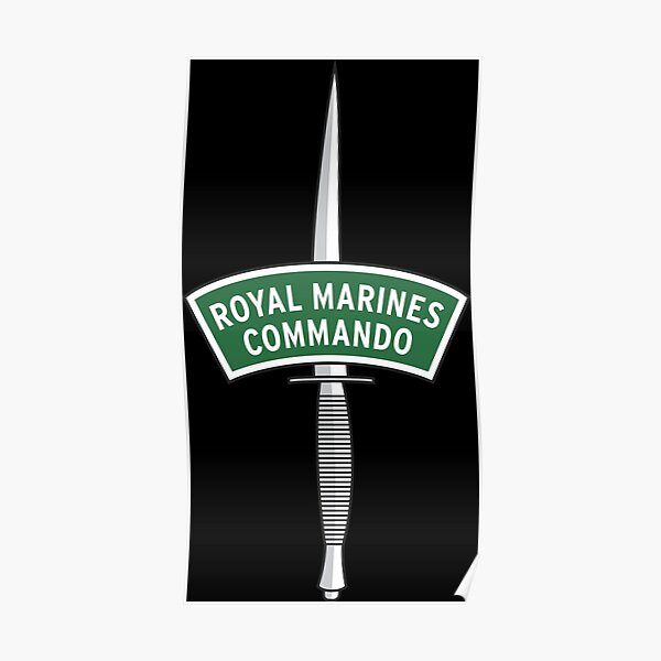 "Royal Marine Commando" Poster by aliberalino | Redbubble