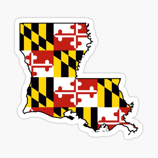 Maryland Flag Stickers | Redbubble