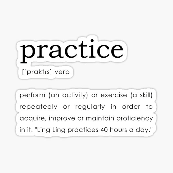 "Practice definition, Ling Ling practices 40 hours a day, Twoset violin ...