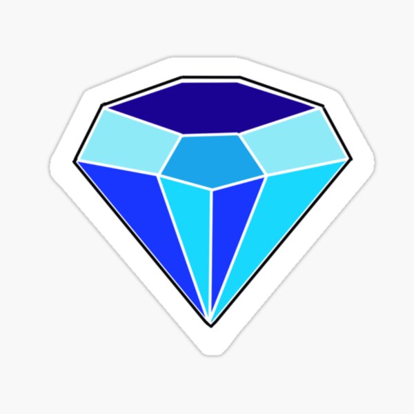 "Blue Diamond " Sticker by rachelsandvos | Redbubble
