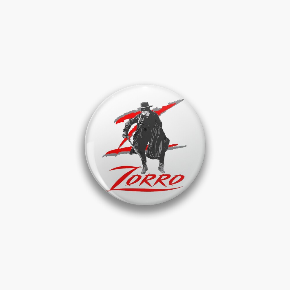 "Zorro signs a Z with his sword" Pin by Astralia | Redbubble