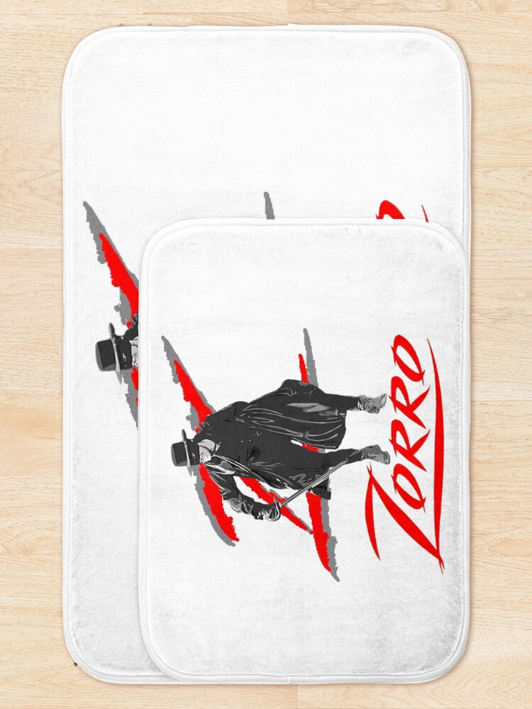"Zorro signs a Z with his sword" Bath Mat for Sale by Astralia | Redbubble