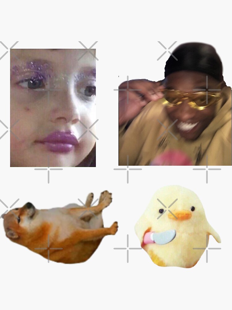 "Meme Pack" Sticker for Sale by creatingcat | Redbubble