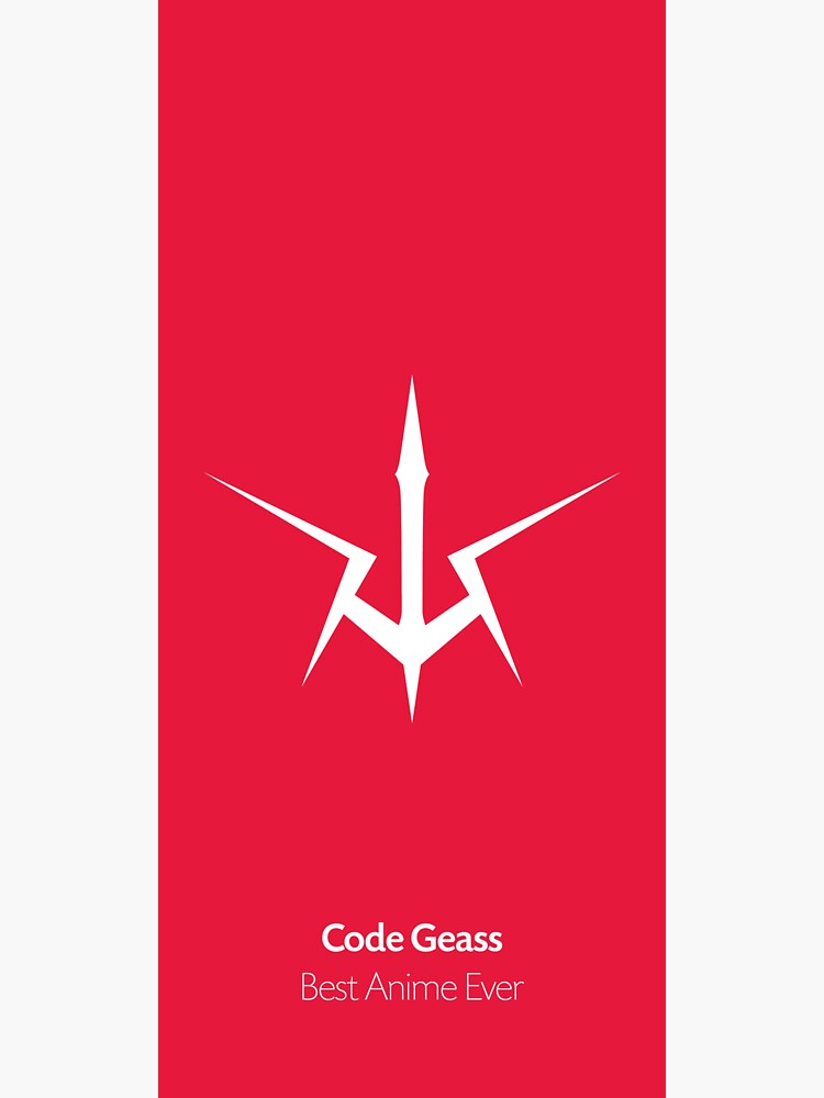 "Code Geass Logo" Sticker by Kuro09 | Redbubble