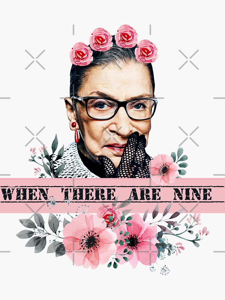 "ruth bader ginsberg" Sticker for Sale by aminabk | Redbubble
