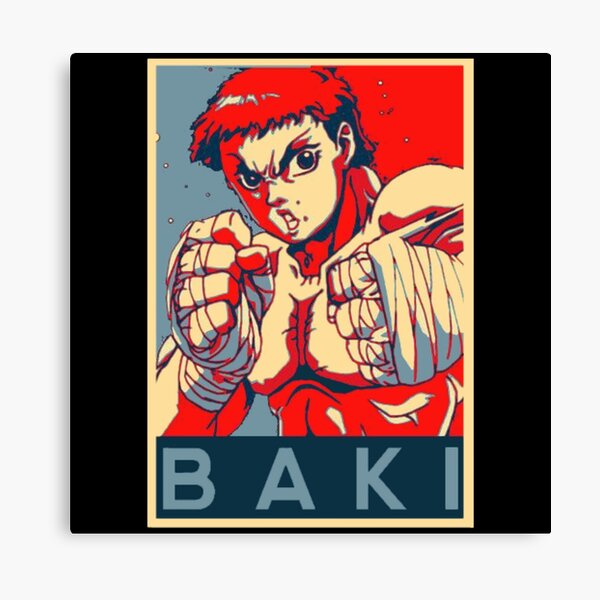"Old Baki Hanma fanart" Canvas Print for Sale by ShindouArt | Redbubble