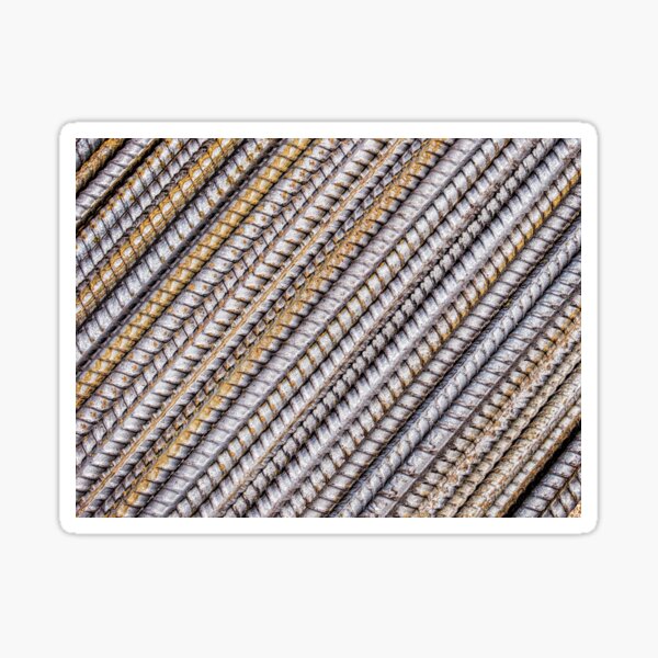 "Rebar diagonals" Sticker by celestem | Redbubble