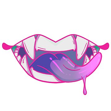 "Smiling Maw " Sticker for Sale by HotaruHoshi | Redbubble