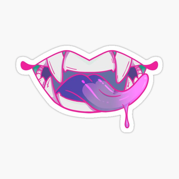 "Smiling Maw " Sticker for Sale by HotaruHoshi | Redbubble