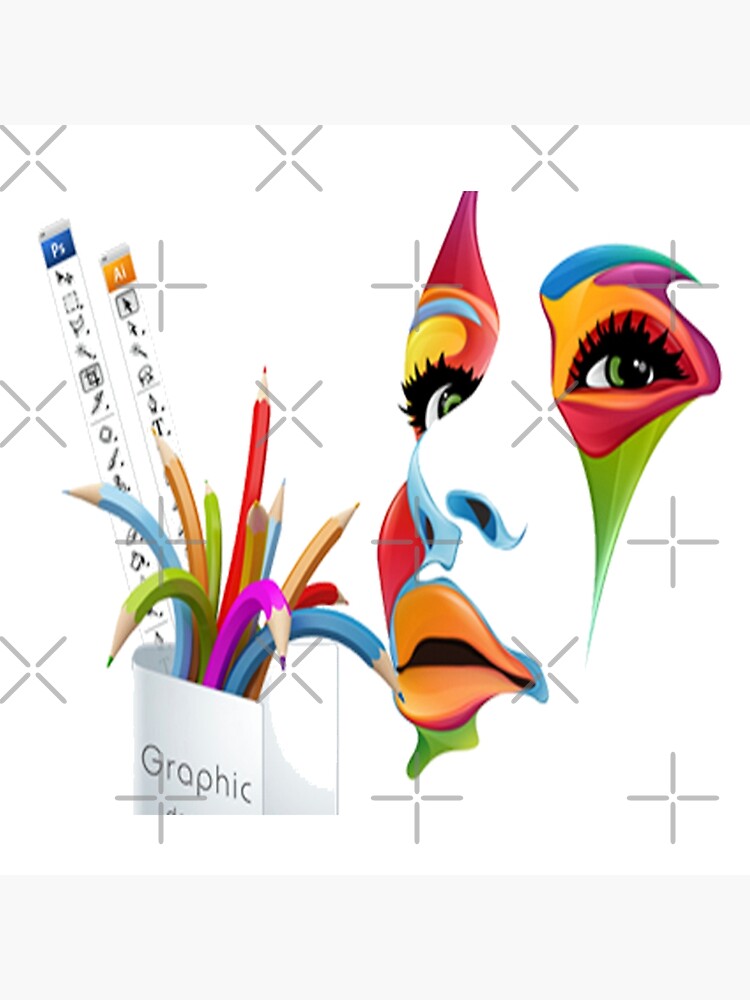 "Graphic Face Art Design" Poster for Sale by yakoo21 | Redbubble