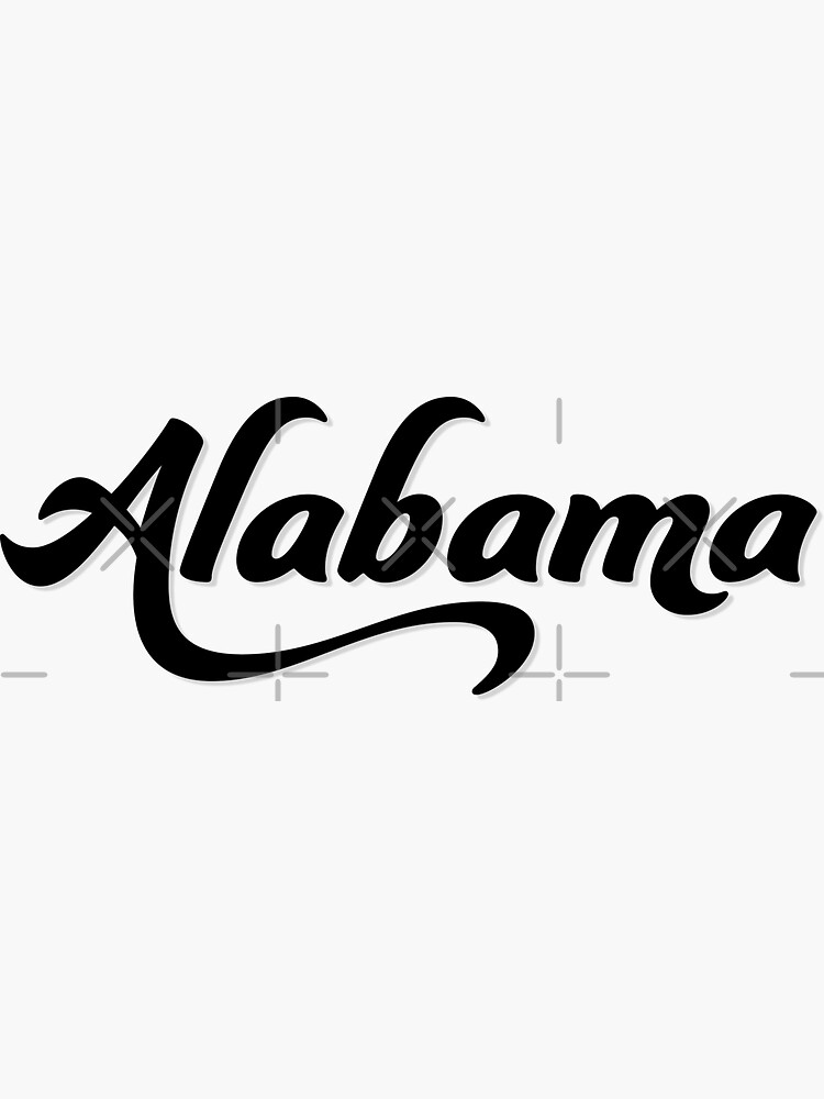 "Alabama" Sticker by Nataw- | Redbubble