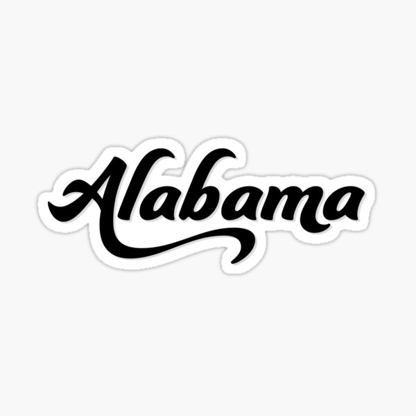 "Alabama" Sticker by Nataw- | Redbubble