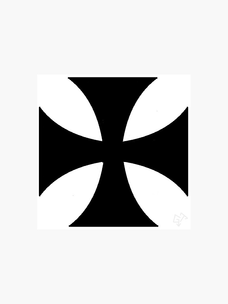 "Iron Cross" Sticker by Geetom | Redbubble