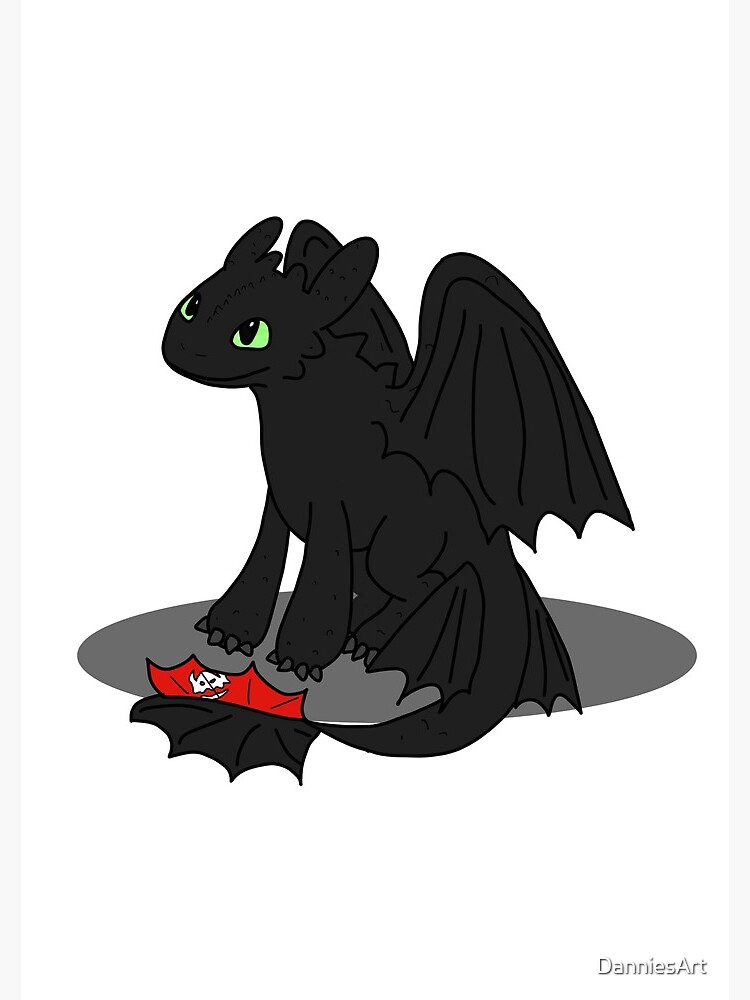 "Toothless" Spiral Notebook for Sale by DanniesArt | Redbubble