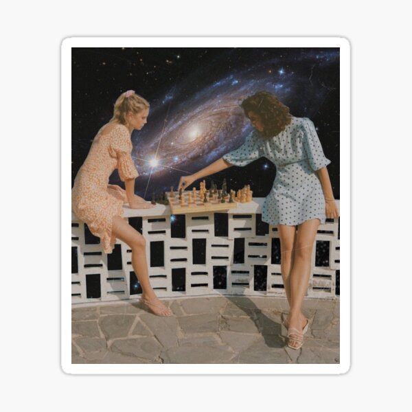 "checkmate!" Sticker for Sale by artatsunrise | Redbubble