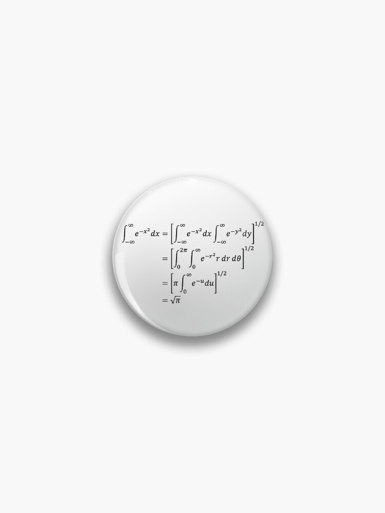"math equations: gaussian integral, math and calculus basics" Pin for ...