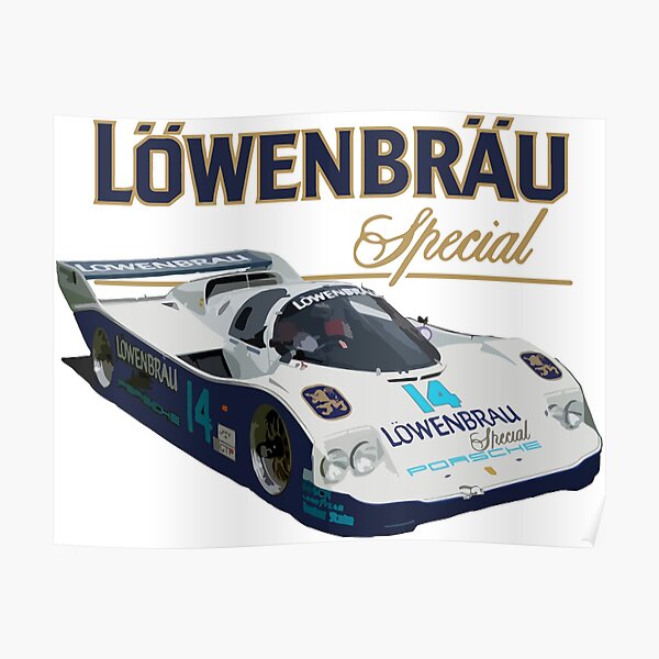 "1985 962 HR-1 IMSA GTP Group C Race Car" Poster for Sale by ...