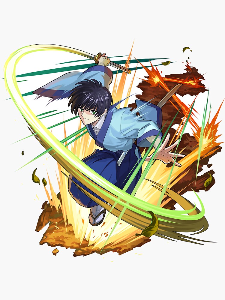 "Sojiro Seta - Rurouni Kenshin: Meiji Swordsman Romantic Story" Sticker ...