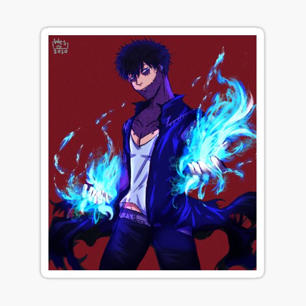 "Dabi " Sticker for Sale by wes-shop | Redbubble