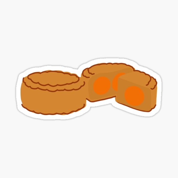 "Mooncake" Sticker by idesigenez | Redbubble