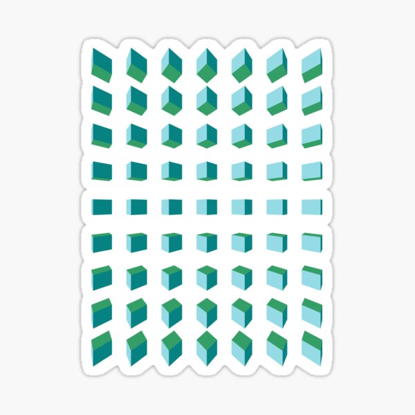 "3d cubes" Sticker by viki1992 | Redbubble