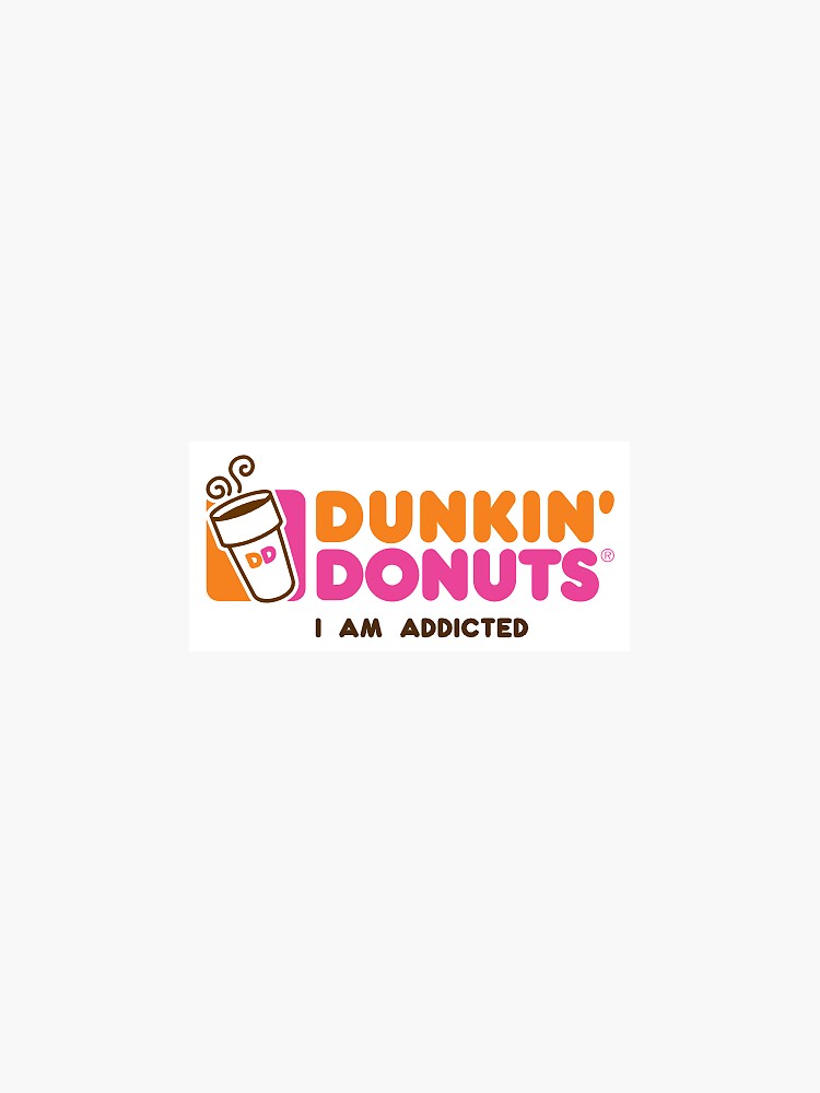"Dunkin Donuts Sticker" Sticker by LeaDiamondd | Redbubble