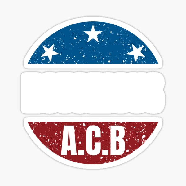 "notorious acb" Sticker for Sale by mehdiker | Redbubble