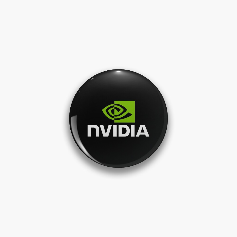 "Nvidia" Pin for Sale by brokenkneestees | Redbubble