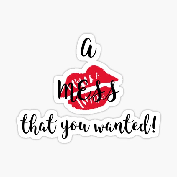 "Taylor Swift Reputation Inspired Mess Art" Sticker by Prettay | Redbubble