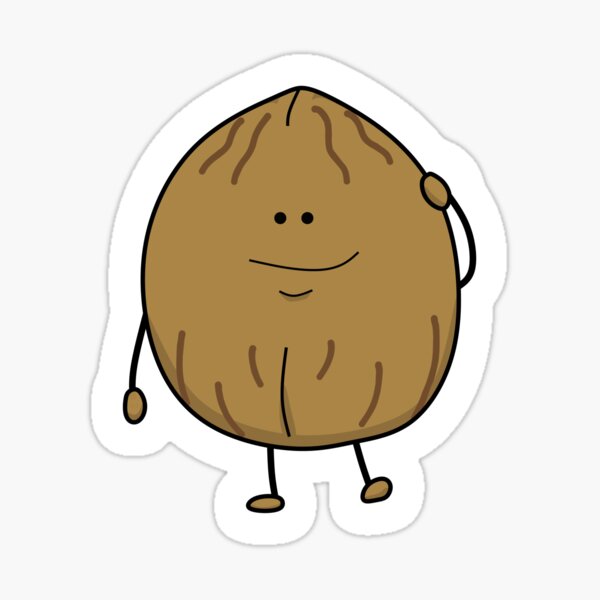 "walnut" Sticker for Sale by Sydneycc | Redbubble