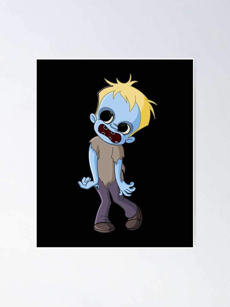 "Blue Zombie" Poster for Sale by nrb313 | Redbubble