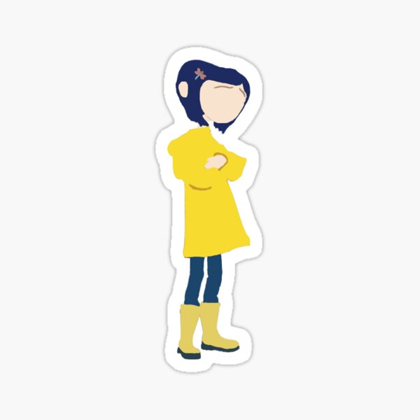 "Coraline" Sticker for Sale by dmariaa | Redbubble