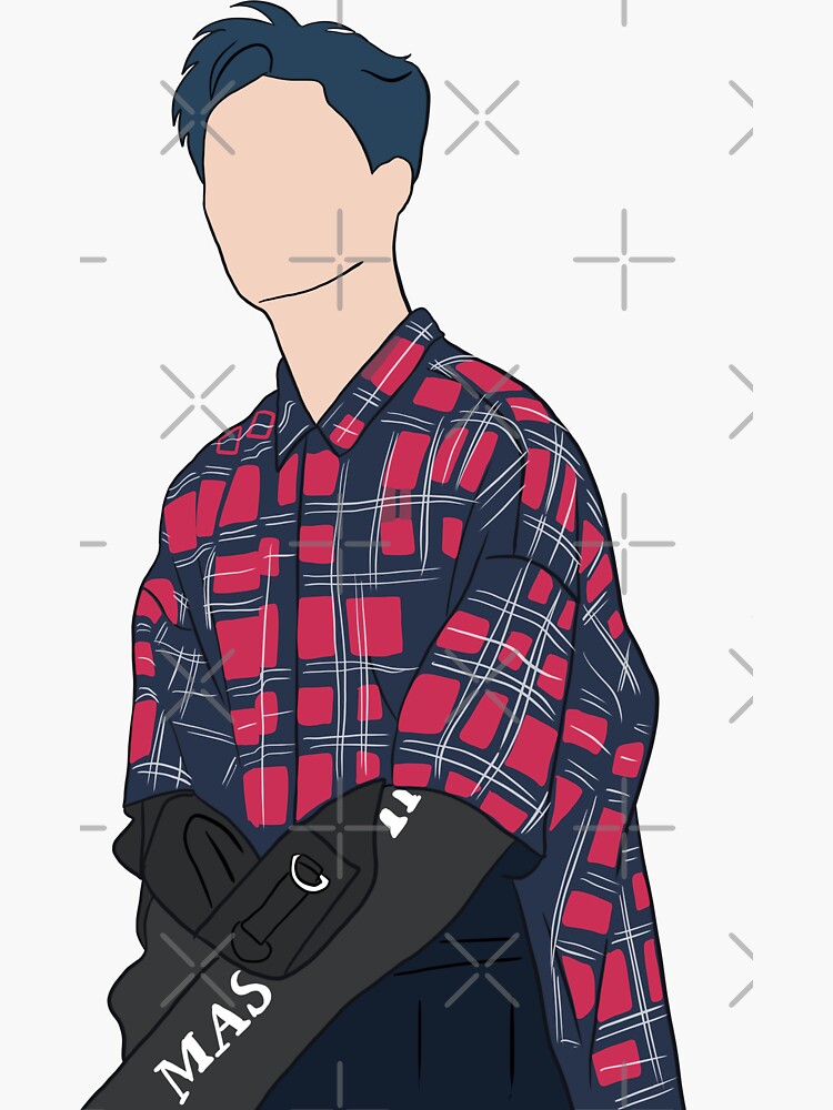 "Sticker - Mingi ATEEZ " Sticker by AmyDoungel | Redbubble