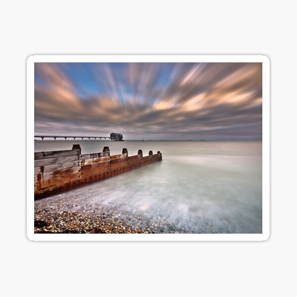 "Bembridge Lifeboat Station Sunrise LE" Sticker by manateevoyager ...