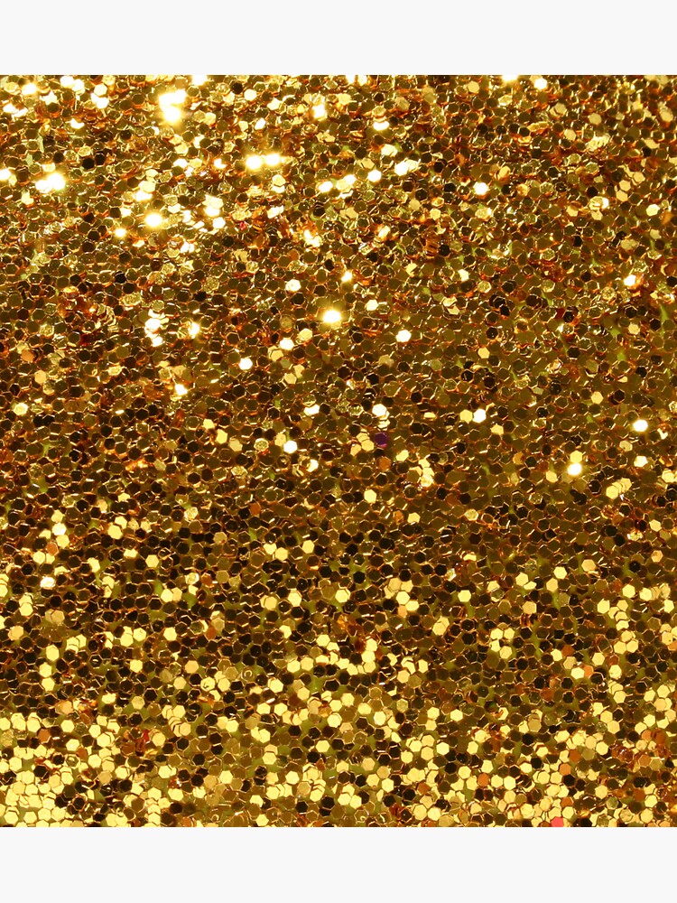 "Gold Glitter" Sticker for Sale by MinimalistCo | Redbubble